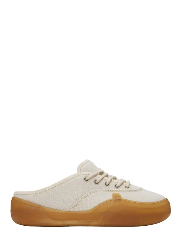 ERL Low Skate Mule Sneakers With Contrast Sole - Brown