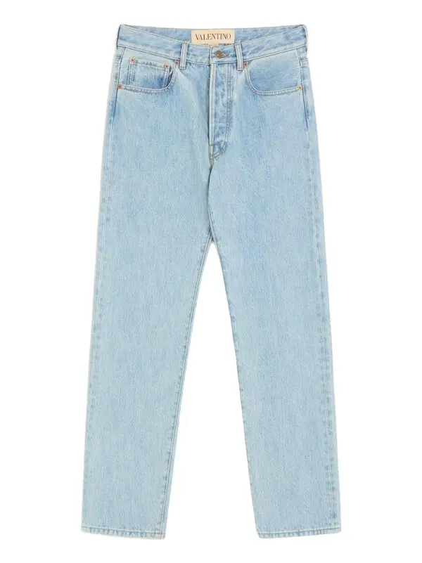 Valentino Garavani Straight-leg Jeans - Blue