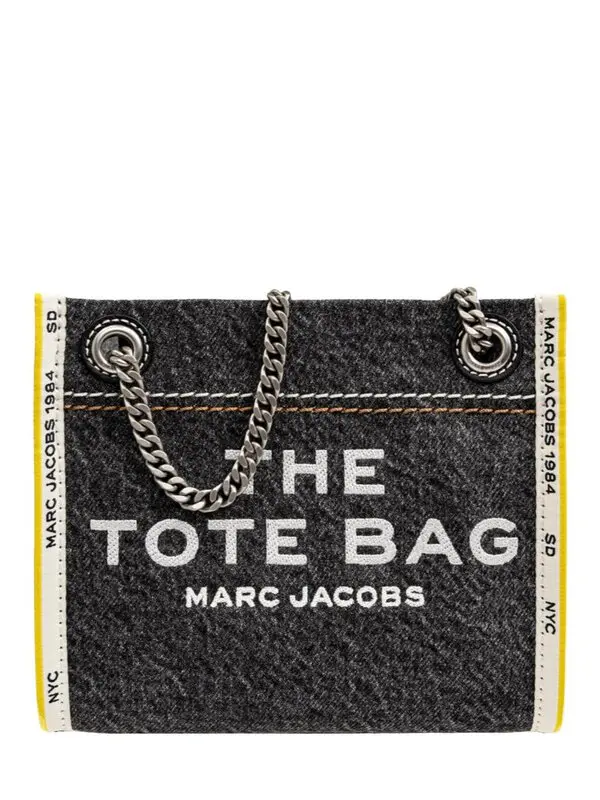 Marc Jacobs Denim Chain Crossbody Bag - Dark Grey