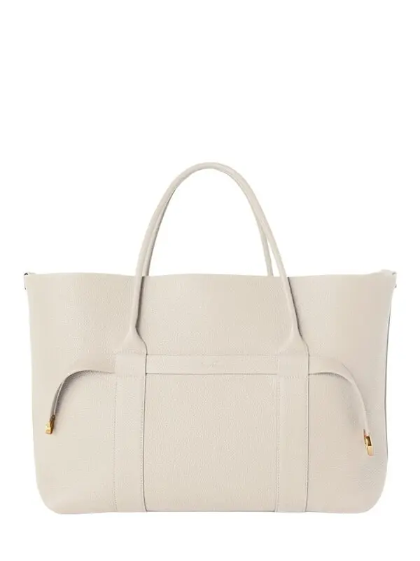 Loro Piana Logo-embossed Tote Bag - Light Travertine/sun Gold