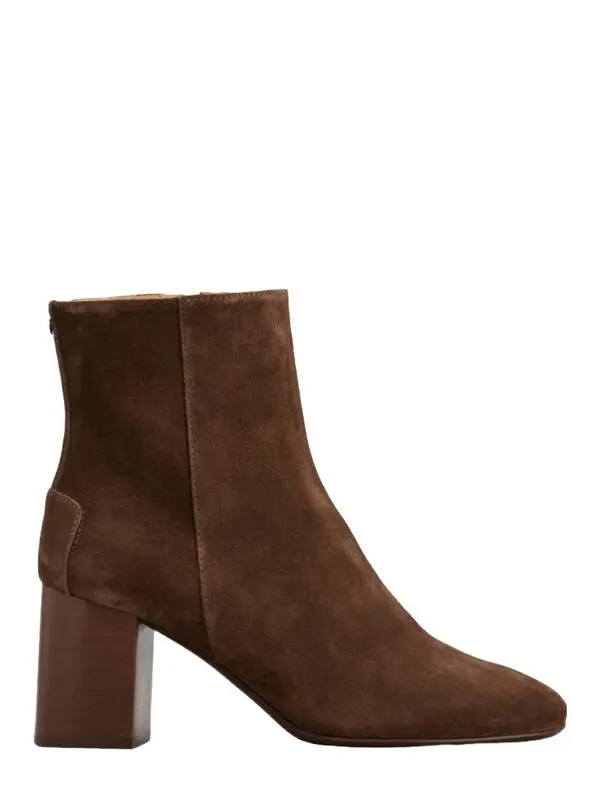 TOD'S Block Heel Ankle Boots - Brown