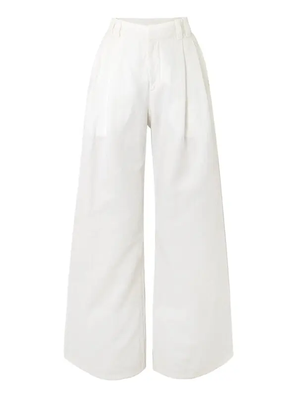 Brunello Cucinelli Belt-loop Jeans - White