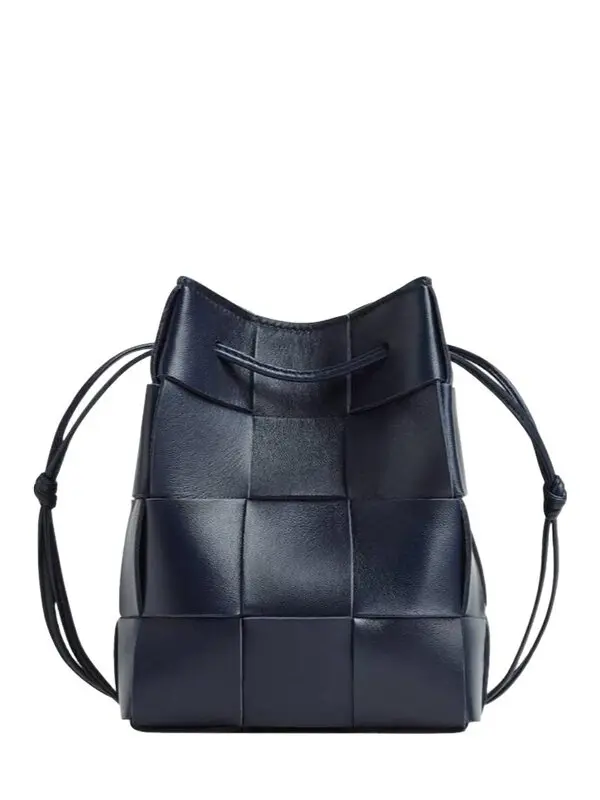 Bottega Veneta Small Rope Bucket Shoulder Bag - Blue