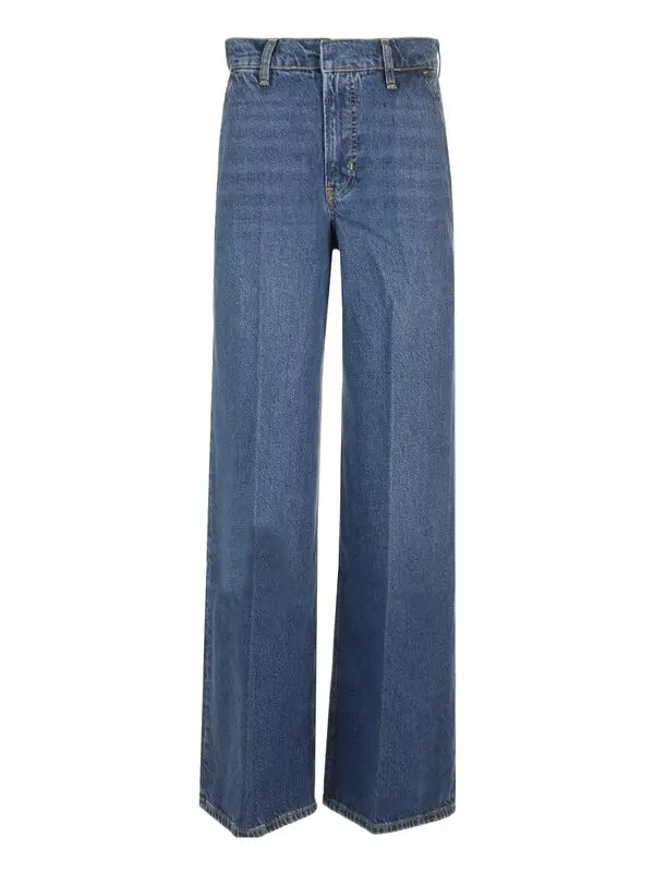 FRAME Wide-leg Jeans - Blue