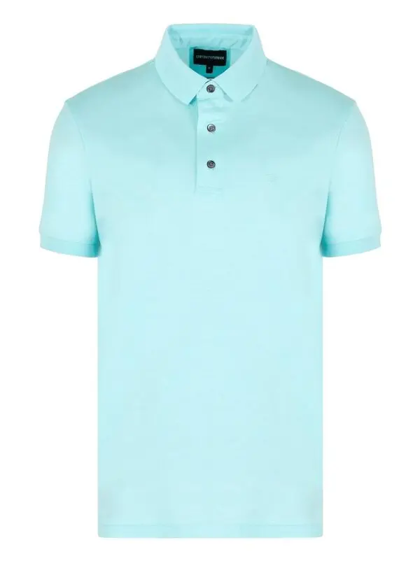 Emporio Armani Short-sleeved Polo Shirt - Blue