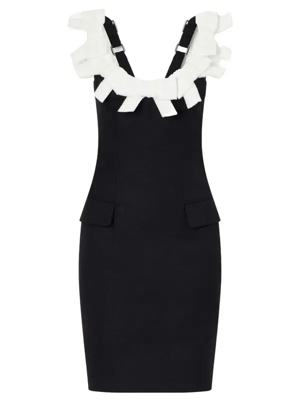 SHUSHU/TONG Sleeveless Bow-decorated Dress - Black