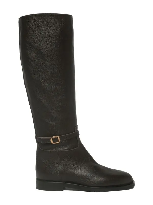 Roberto Festa Buckled Knee-high Boots - Black