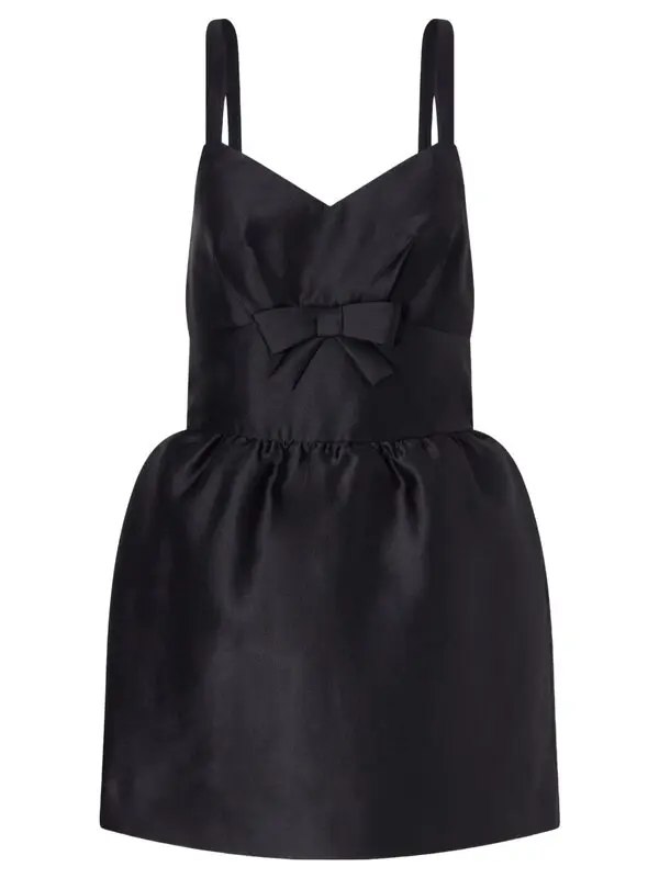 SHUSHU/TONG Bow-embellished Dress - Black