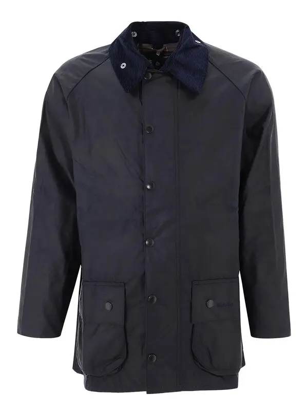Barbour Beaufort Waxed Jacket - Black
