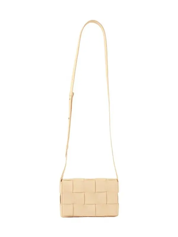 Bottega Veneta Small Cassette Shoulder Bag - Oatmeal