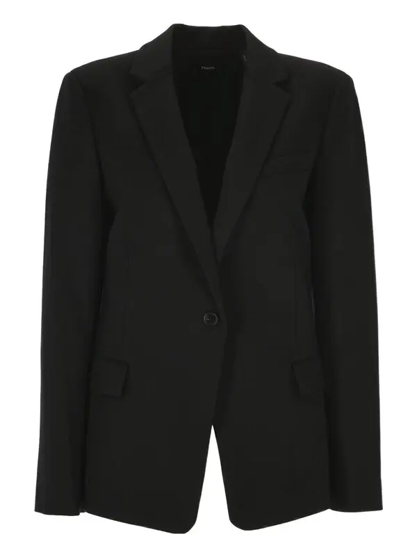 Theory Slim Fit Tailored Blazer - Black