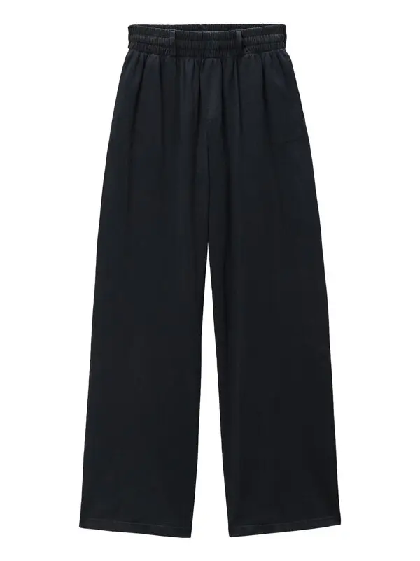 Alexander Wang Logo Embroidered Drawstring Sweatpants - Black