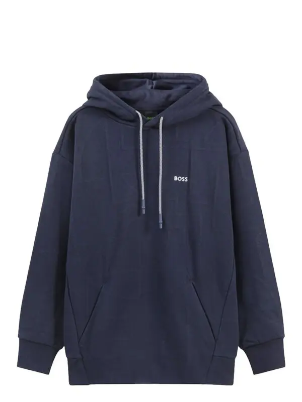 Hugo Boss Hooded Long-sleeved Sweater - Black