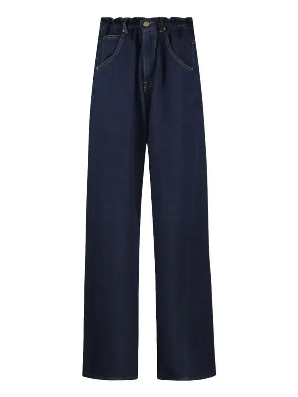 DARKPARK Iris Wide-leg Jeans - Dark Blue