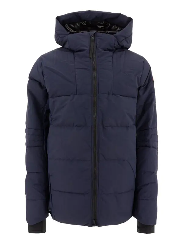 Canada Goose Hybridge Down Jacket With Hood - Blue