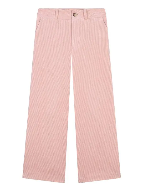 Chloé Wide-leg Cotton Trousers - Pale Pink