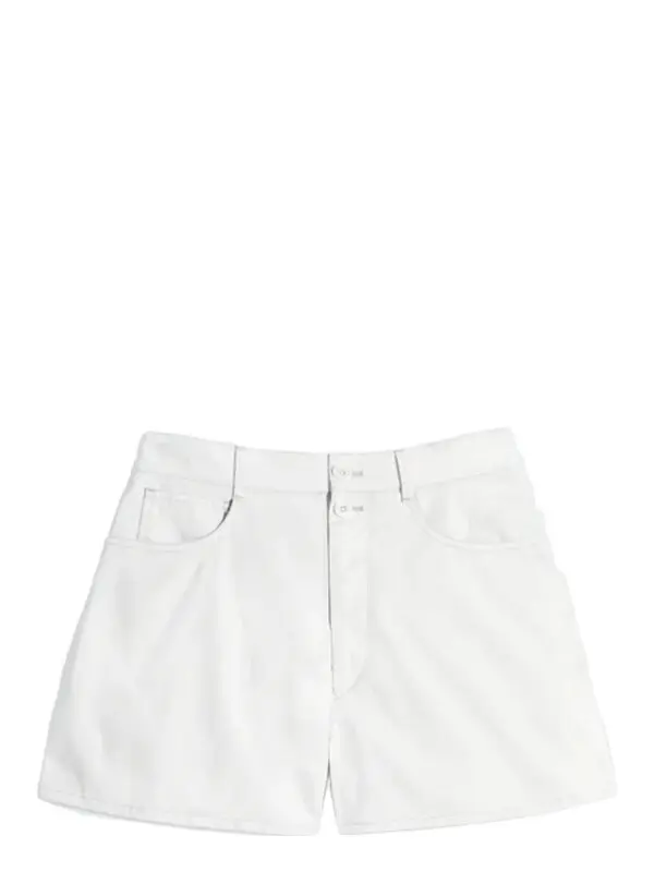LEMAIRE Cotton Twill Mini Shorts - Rice Noodle