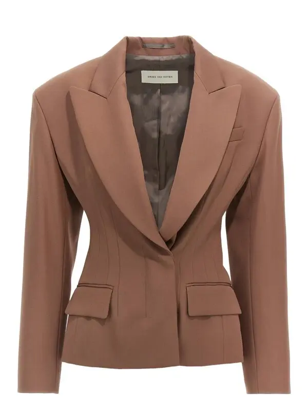 Dries Van Noten Bohana Blazer - Brown
