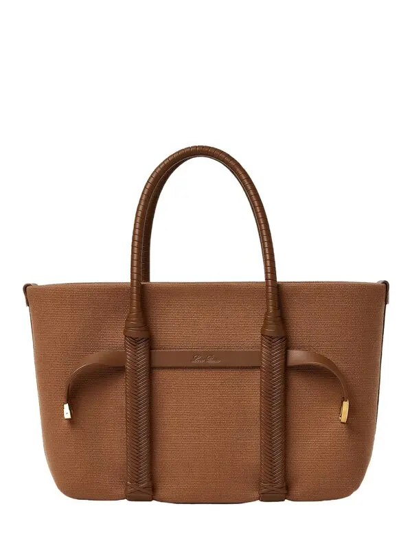 Loro Piana Ghiera Handbag - Alpaca/dark Alpaca/sunshine Gold