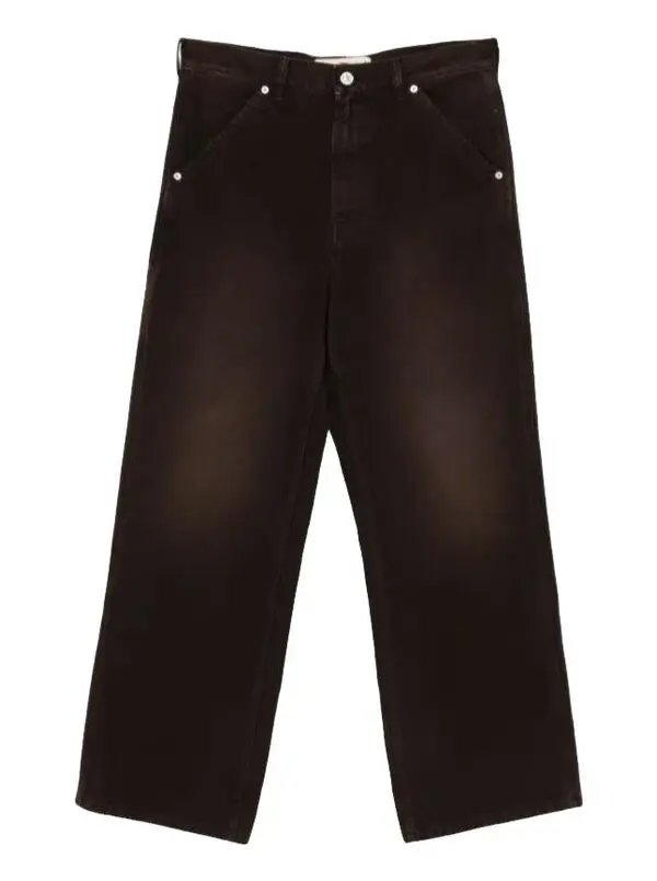 Marni Wide-leg Relaxed Jeans - Brown