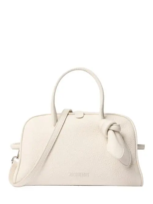 Jacquemus The Turismo Small Bowling Bag - White