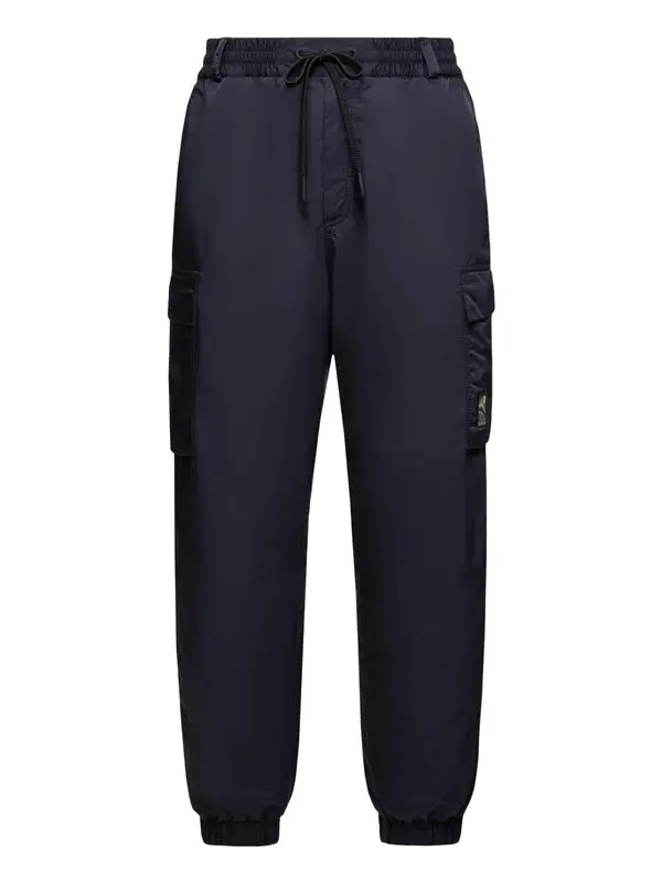 Moncler Cargo Pants With Drawstring Waist - Navy Blue