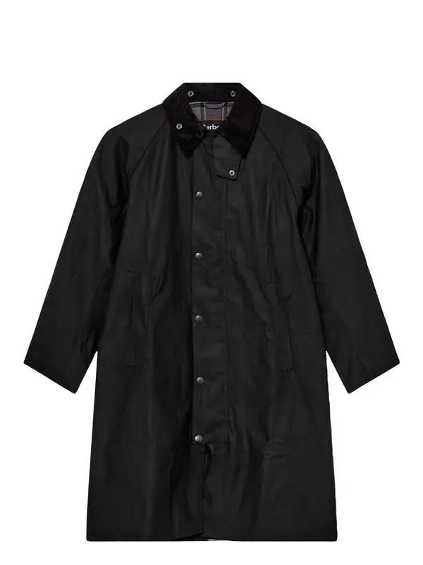 Barbour Long-sleeved Casual Jacket - Black/gardenia