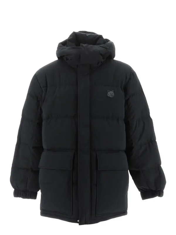 Maison Kitsuné Hooded Padded Coat - Black