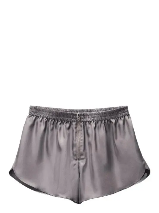 Alexander Wang Zip Detailed Track Shorts - Steel Gray