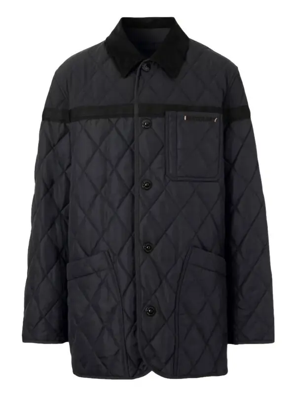 Burberry Diamond Quilted Cotton Clothes - Black