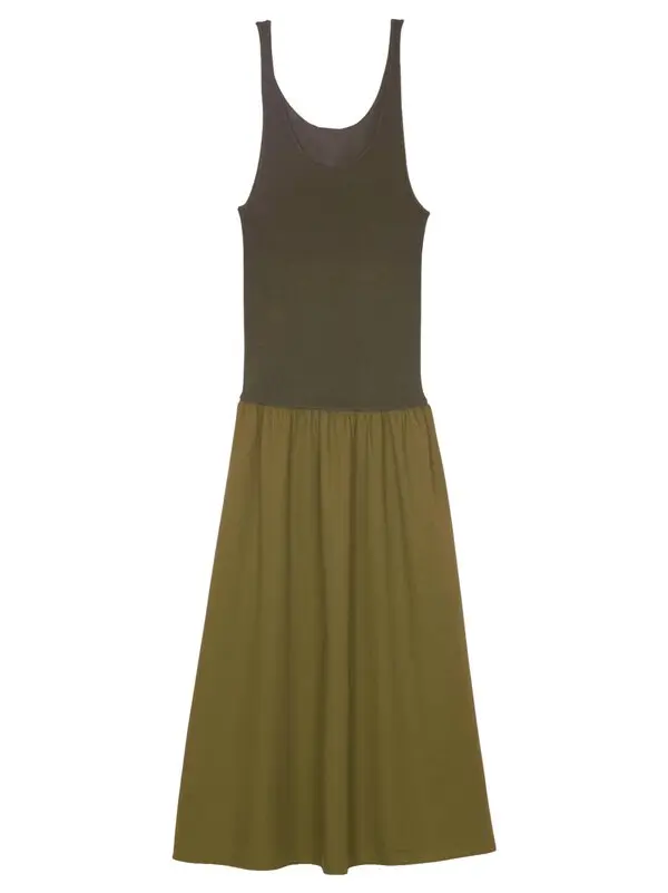 THE FRANKIE SHOP Iliya Maxi Dress - Olive Green