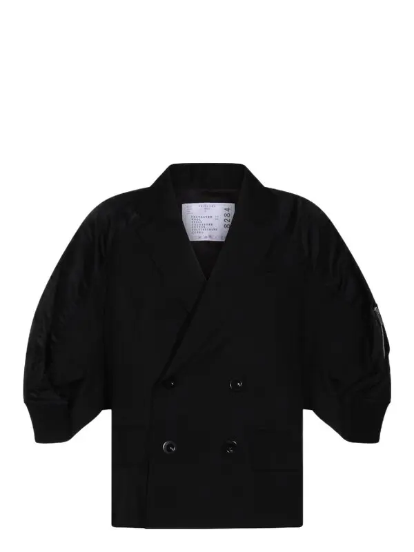 Sacai Hybrid Oversized Blazer - Black