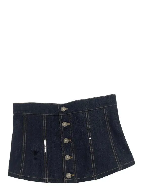 Dior Denim Skirt - Black