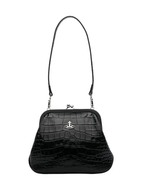 VIVIENNE WESTWOOD Ball Clasp Clutch Bag - Black