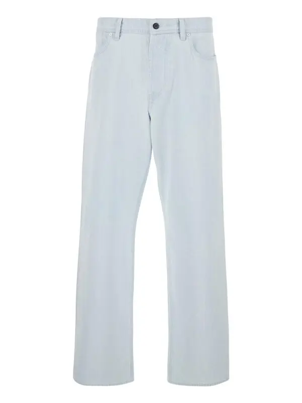 Stone Island Loose-fit Five-pocket Jeans - White