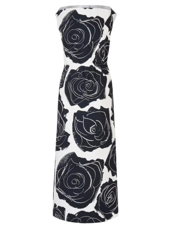 Marni Cybele Print Boat-neck Dress - Lilywhite