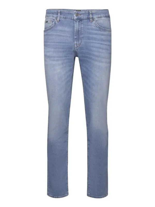 Hugo Boss Belt-loop Jeans - Medium Blue
