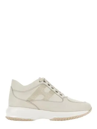Hogan Low-top Sneakers With H Logo - White