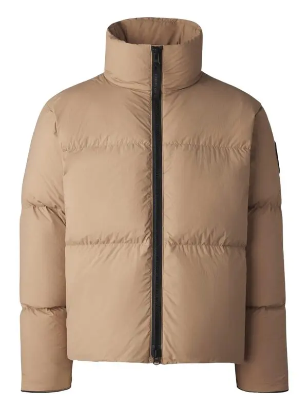 Canada Goose Logo-patch Down Puffer Jacket - Desert Sand