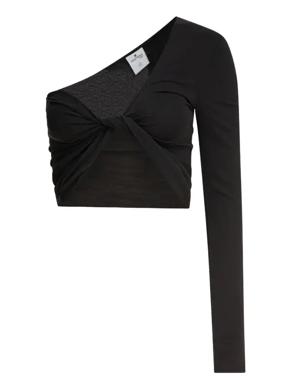 COURREGES Courrèges One-shoulder Top - Black