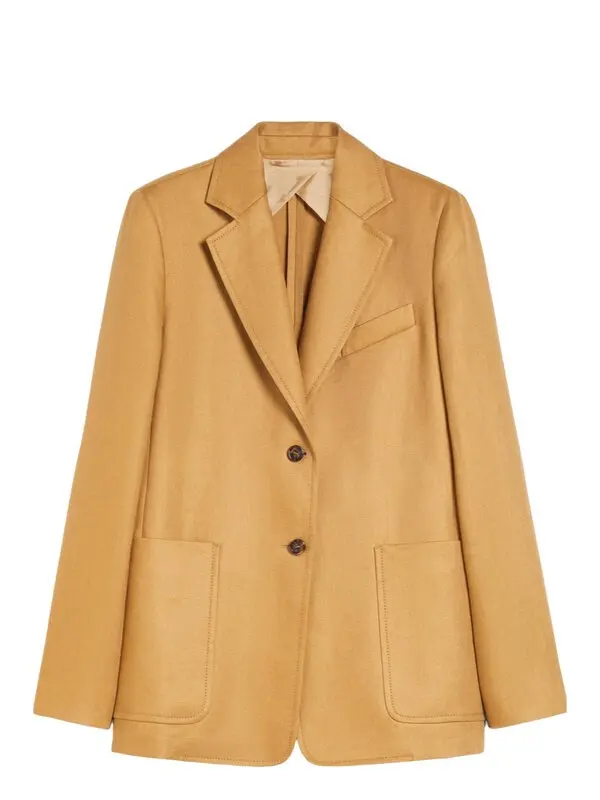 Max Mara Guglia Single-breasted Jacket - Caramel