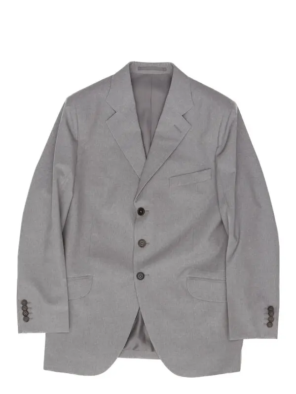 JIL SANDER Single-breasted Jacket - Gray