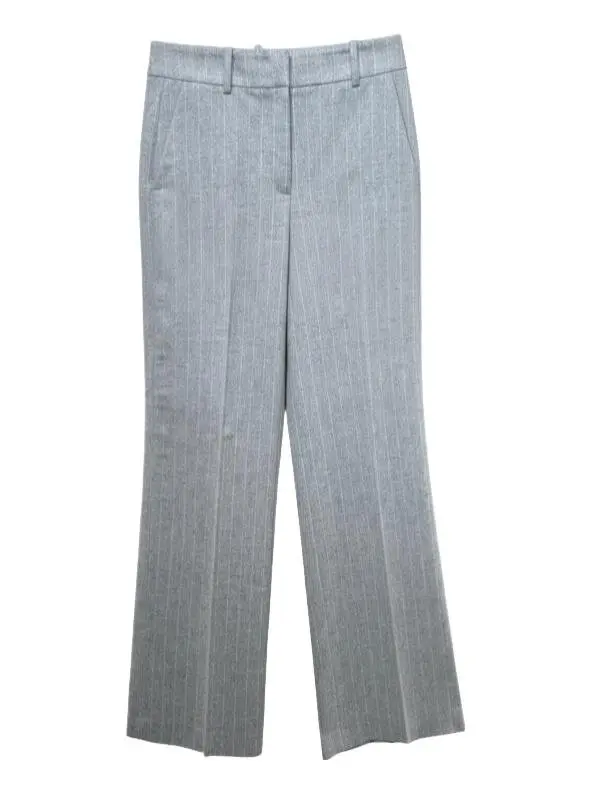 Peserico Striped Tailored Trousers - Gray