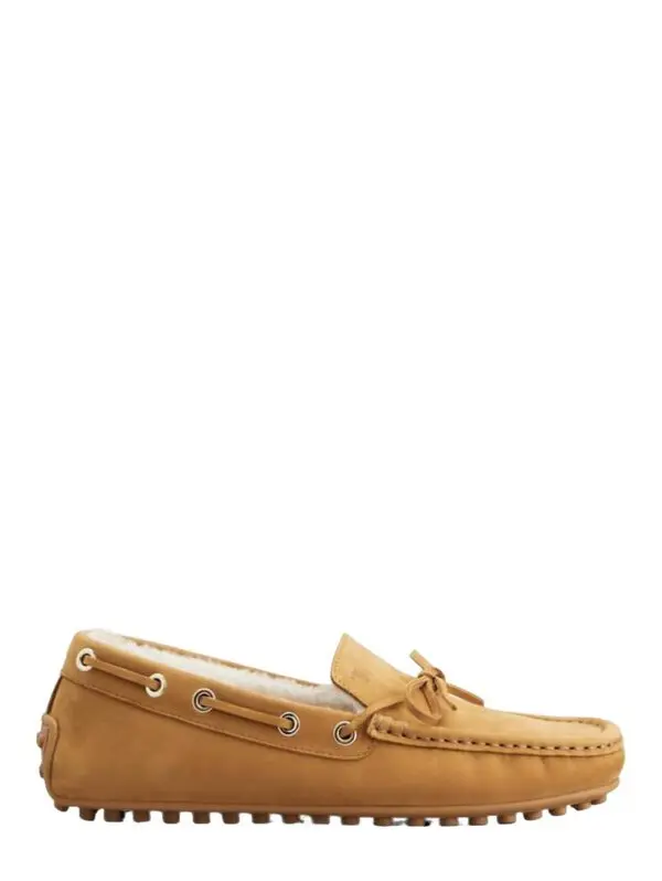 TOD'S City Gommino Loop Lace Loafers - Brown