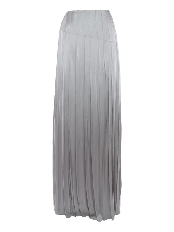 Alberta Ferretti Pleated Skirt - Grey