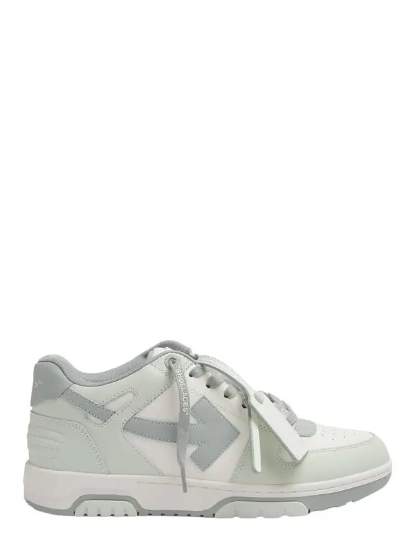 Off-White Out Of Office" Lace-up Sneakers - Mint Green