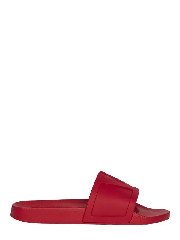 Valentino Garavani Coolside Open Toe Slip-on Sandals - Red