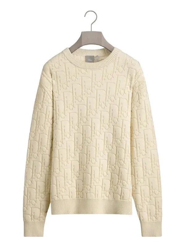 Dior Oblique Sweater - Off White