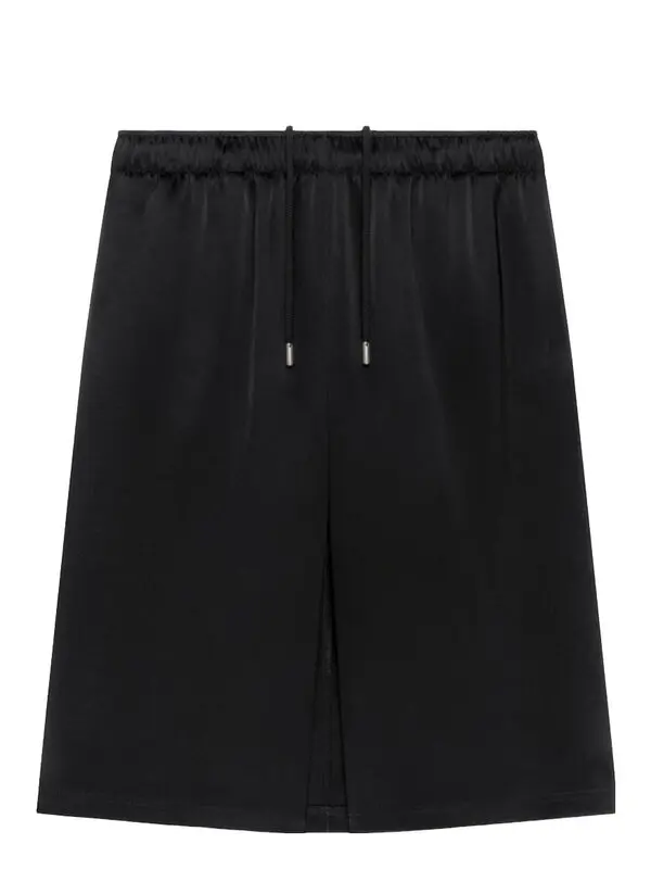 COURREGES Back-panel Shorts - Black