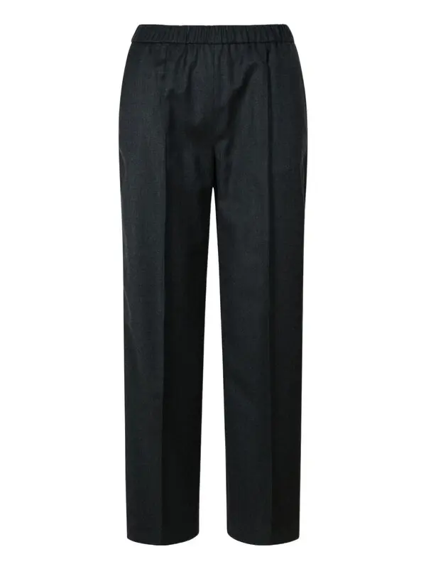 Fabiana Filippi Elasticated Waistband Straight Leg Trousers - Grey